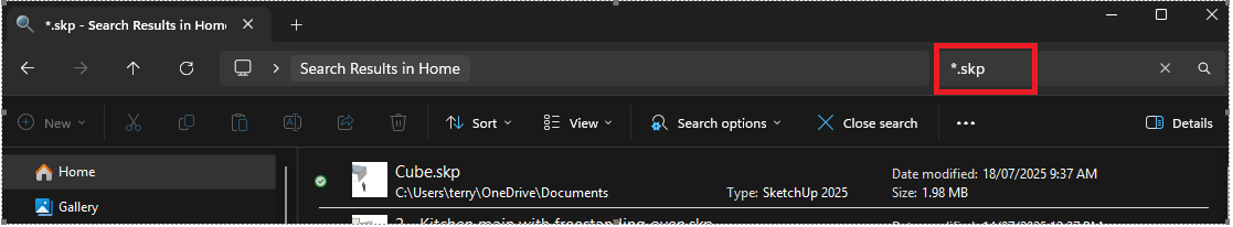 How to locate all .SKP files on your computer? – SketchUp Australia